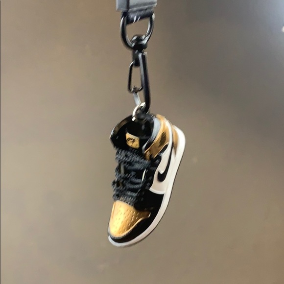 Other | Jordan 1 Retro Black Gold 3d Keychain | Poshmark